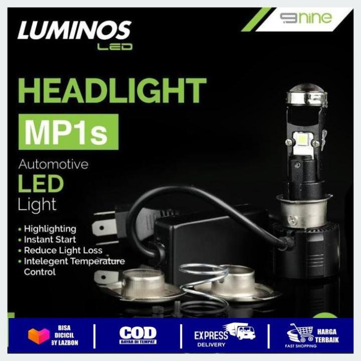 PROMOSI LAMPU LED MINI PROJECTOR MP1S 9NINE LUMINOS ORIGINAL SUPER ...