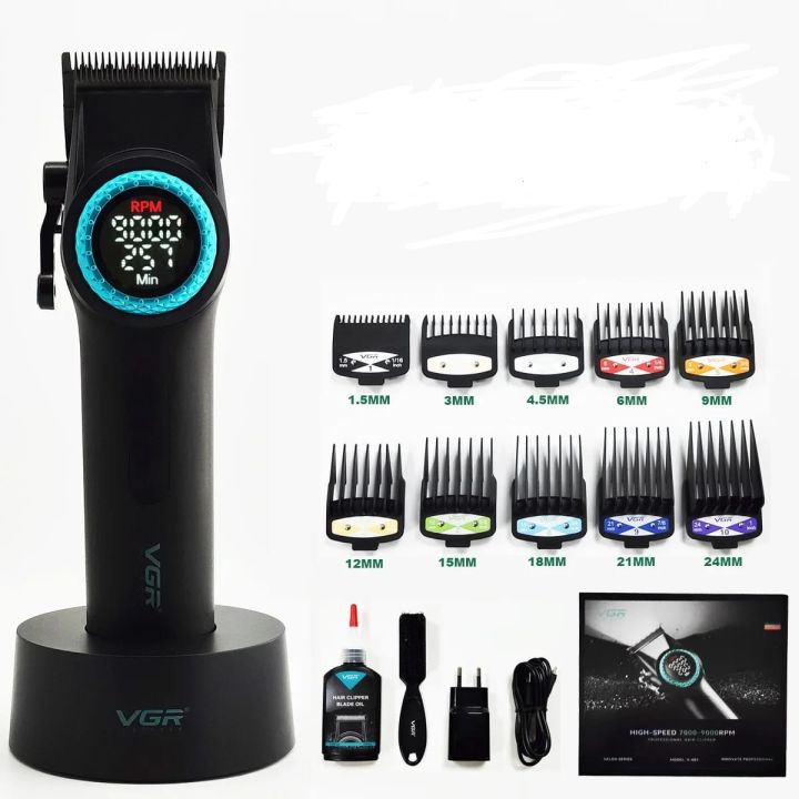 VGR V001 High Power Professional DLC Blade Hair Clipper | Lazada Indonesia