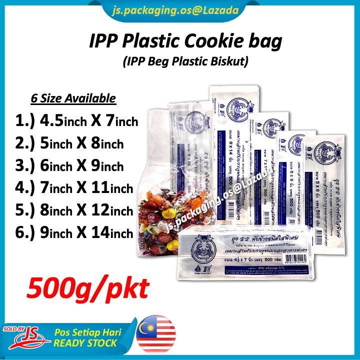 IPP Plastic Bag / Gift Plastic Bag / Cookies Bag / IPP Transparent ...