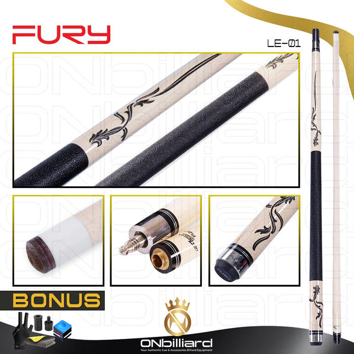 FURY LE SERIES CUE STICK STIK PLAY BILLIARD BILIAR -MR.LAZ7 | Lazada ...