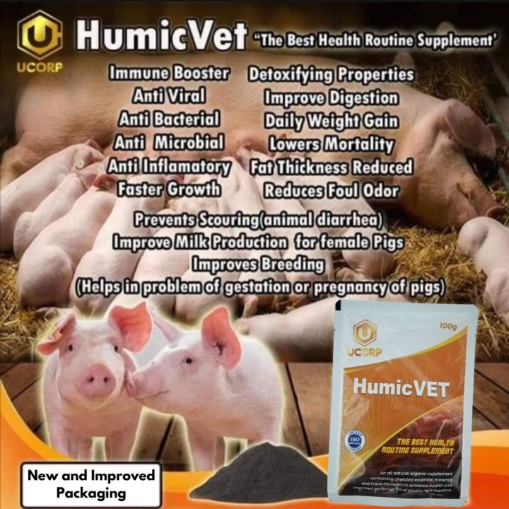 Humicvet for Piggery Farm/ NEW PACKAGING(100 GRAMS) 100% ORIGINAL AND ...