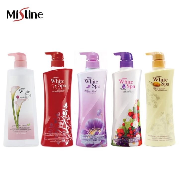 **ของแท้**พร้อมส่ง**Mistine White Spa Body Lotion 400ml. โลชั่นผิวหอม ...