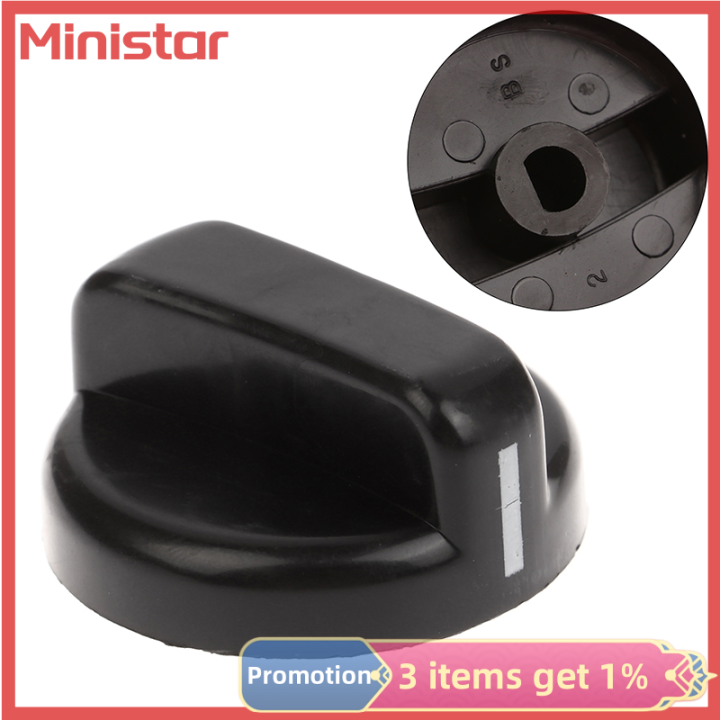 Ministar 2ชิ้น8มม. ทั่วไปด้ามพลาสติกเตาแก๊สแผงควบคุมทดแทนลูกบิดเตาอบ ...