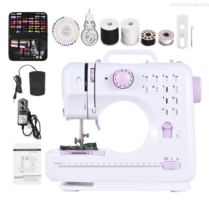 High-end Multifunctional Household Sewing Machine Adjustable 2-Speed 12 ...