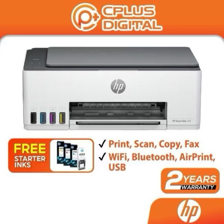 HP Smart Tank 580 All-In-One Printer Print Scan Copy Fax Wireless WiFi ...