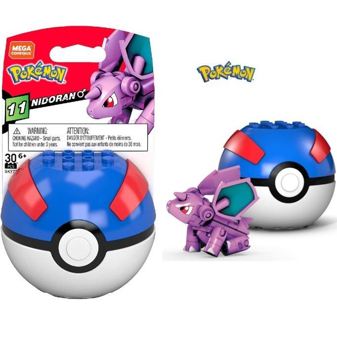 [RADABAB STORE] POKEMON MEGA CONSTRUX POKEBALL BLOCKS FIGURE ORIGINAL ...