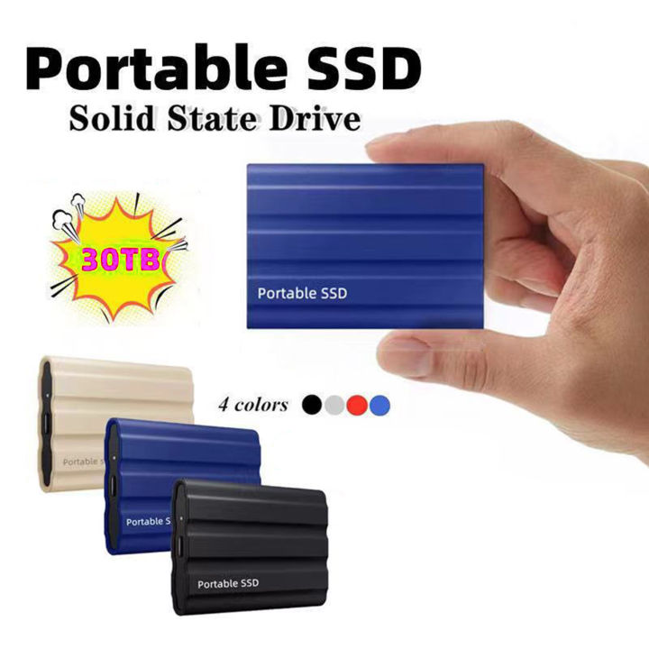 1 Set 4/6/8/10/16/30 TB External Mobile Hard Drive Plug And Play High ...