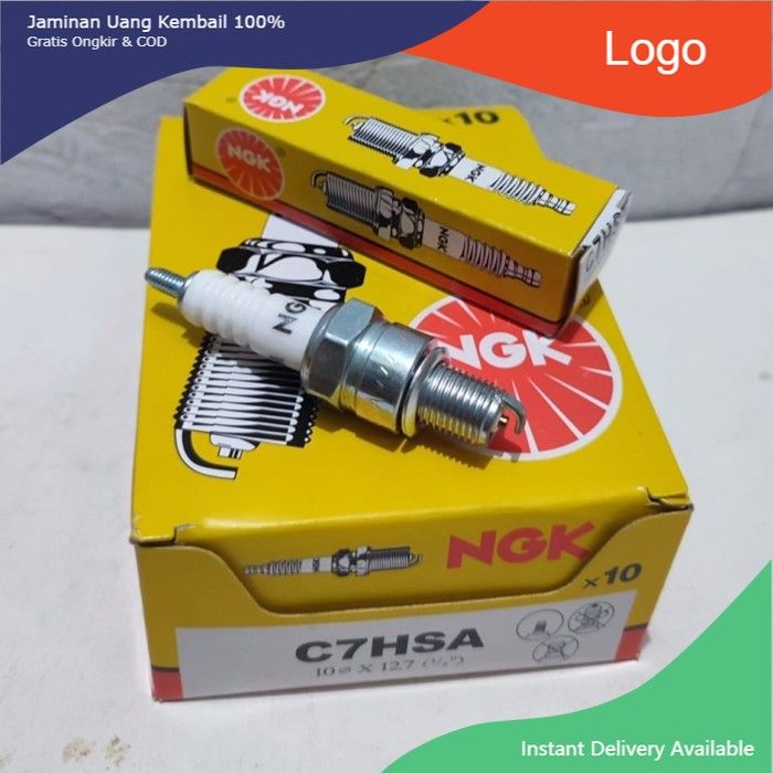 BUSI MOTOR NGK UNIVERSAL MOTOR BEBEK HONDA/YAMAHA C7HSA ORI | Lazada ...