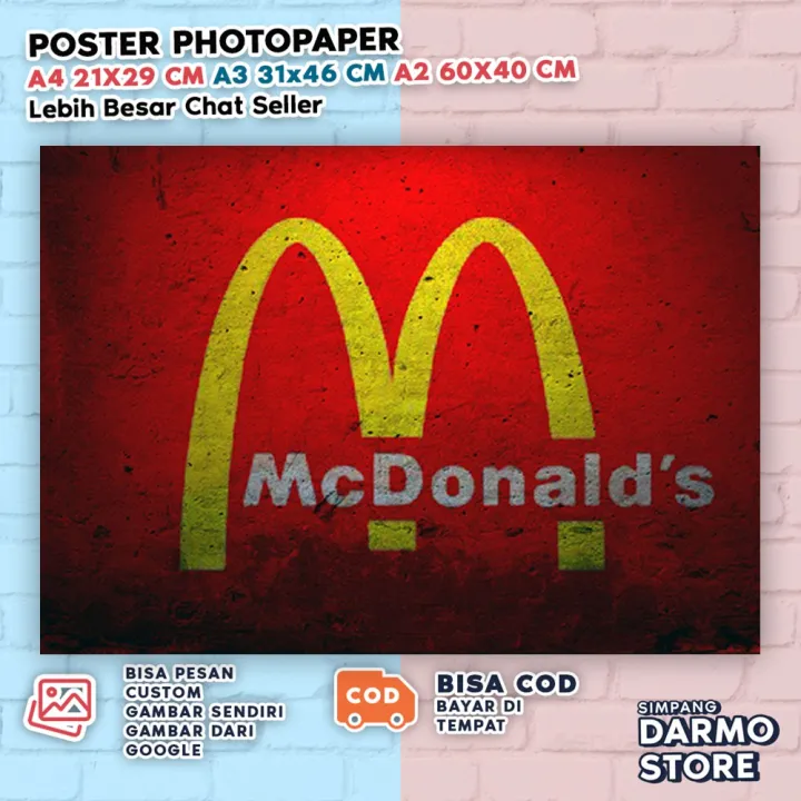 Poster McDonald Versi Vintage Retro dan Terbaru Colabs MCD X BTS Meal ...