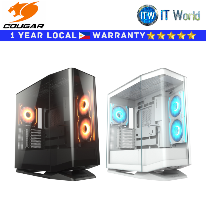 Itw | Cougar E-ATX Computer Case FV270 RGB E-ATX Mid Tower (Black ...