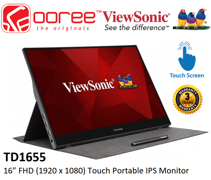 VIEWSONIC 16" VA1655 / VG1655 / TD1655 (TOUCH SCREEN) FULL HD IPS PANEL ...