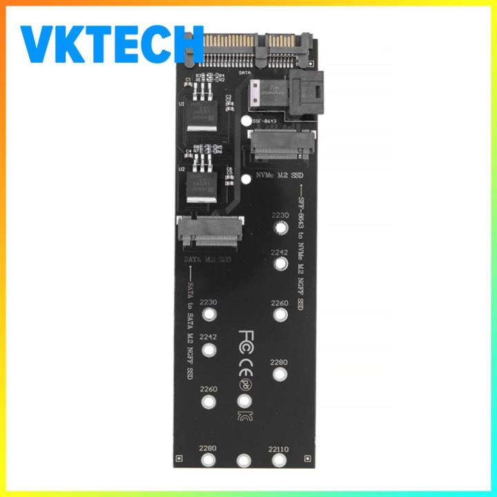 [Vktech] SFF-8643 To M.2 U2 Set NGFF M-Key To Slimline SAS NVME PCIe ...