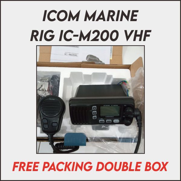 RIG Icom Marine IC M200 IC-M200 VHF Radio Komunikasi HT Icom Mobil ...