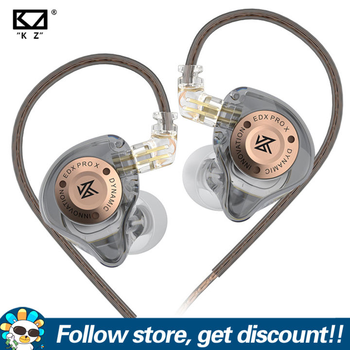 KZ EDX PRO X Earphone Dynamic Driver In Ear Earbuds Audiophiles HIFI ...