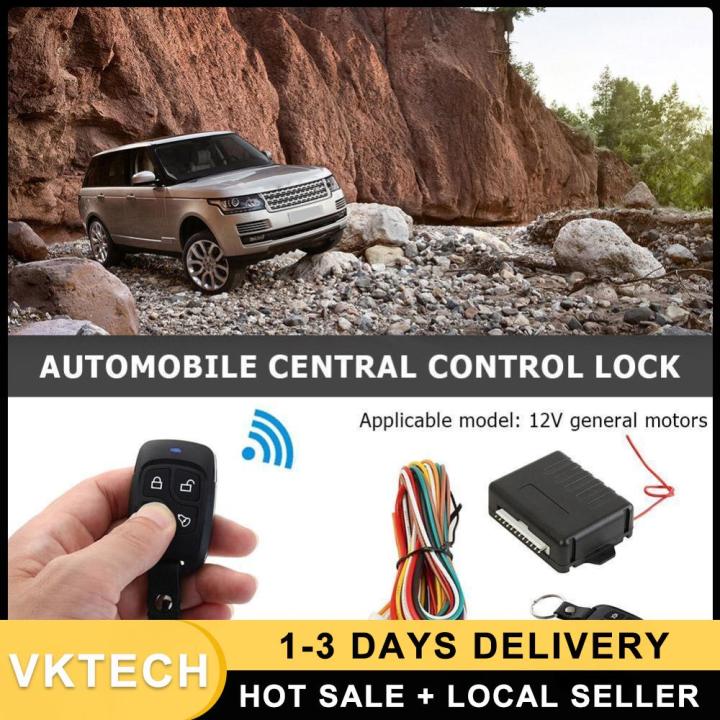 Automotive Car Door Lock Alarm Kit 433.92MHz Keyless Entry System for ...