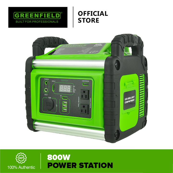 Greenfield 800W Lead-acid Power Station | Lazada PH