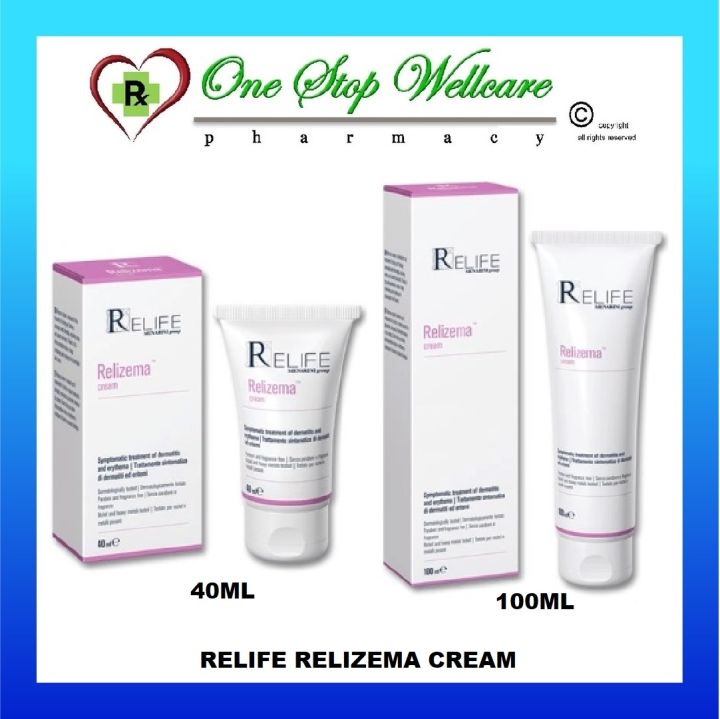 RELIFE RELIZEMA CREAM 2MLX10 / 40ML / 100ML | Lazada
