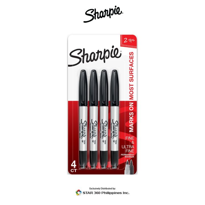 Sharpie Twin Tip Marker 4ct | Lazada PH