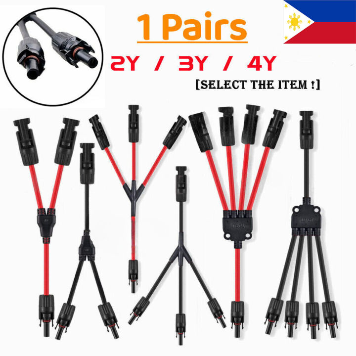 MC4 2/3 WAY Connector Pair for Paralleling Solar Panel | Lazada PH