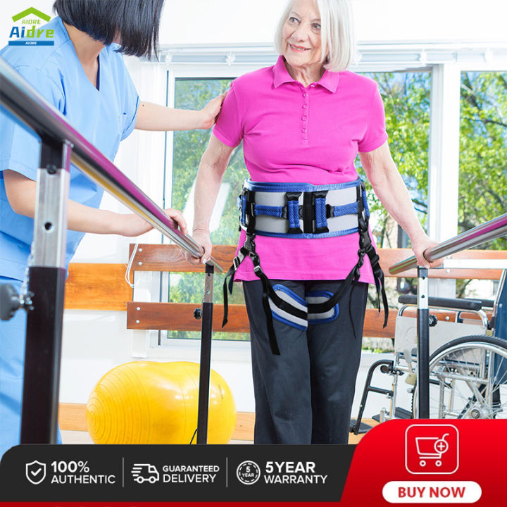 Walking Belt Rehabilitation Auxiliary Belt Leg Loops Nursing Safety ...