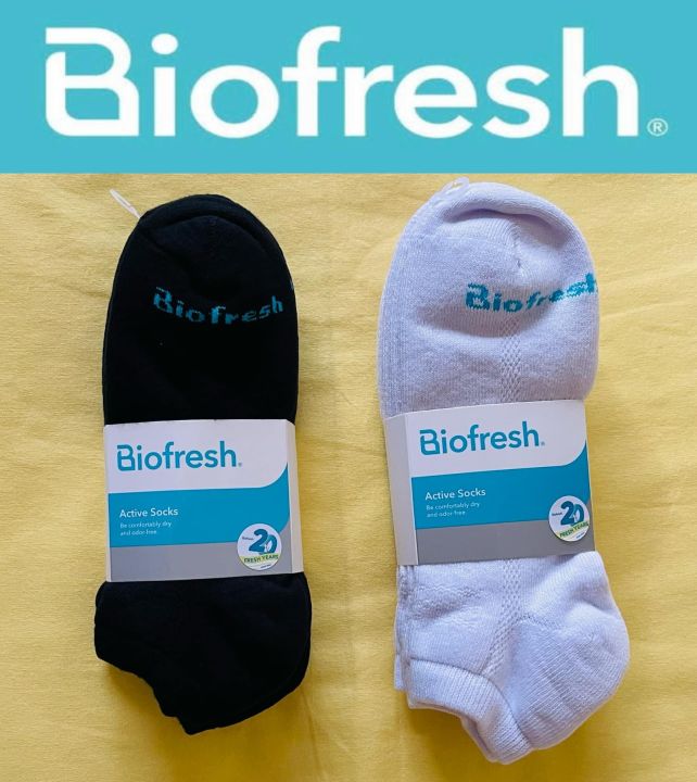 BioFresh Men's Thick Antimicrobial Low Cut Sports Socks RMSKG21 - 3 ...