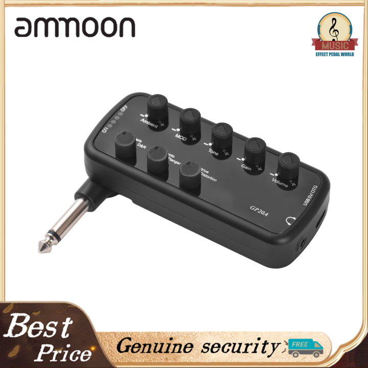 Guitar Amplifier Mini Amp Portable Headphone Guitar Amplifier Plug and ...