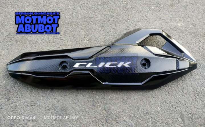 Honda Click Heat Guard V1 V2 V3 Glossy Black | Lazada PH