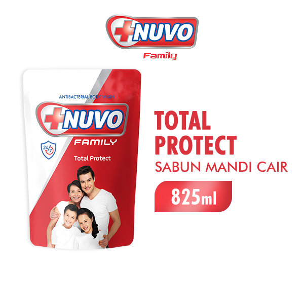 NUVO Sabun Cair Total Protect Refill Pouch 825ML | Lazada Indonesia