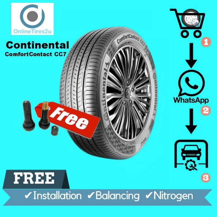 175/65R14 - Continental ComfortContact CC7 (With Installation) Perodua Myvi Axia Bezza Proton ...