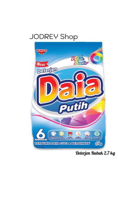 Daia Putih Deterjen Bubuk 2,7 kg | Lazada Indonesia