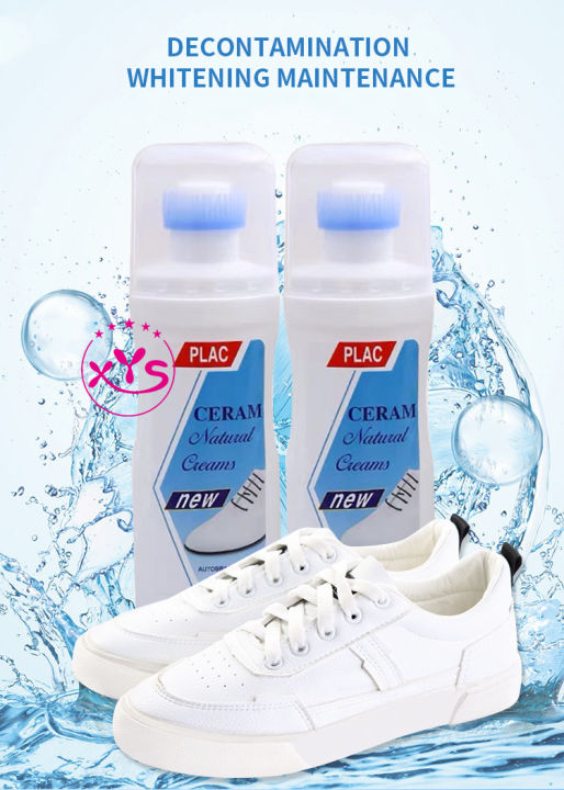 น้ำยาขัดรองเท้าขาว ยาขัดรองเท้า น้ำยาทำความสะอาดรองเท้า PLAC Cream ...