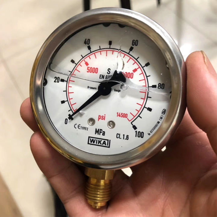 WIKA WIKA pressure gauge EN837-1 Germany imported shock-resistant ...