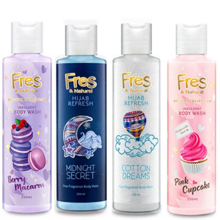 FRES & NATURAL body wash Botol 250 ml | Lazada Indonesia
