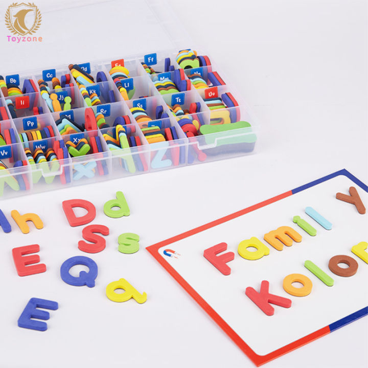 104pcs/208pcs Magnetic Alphabet Letters Kit Alphabet Magnets With ...