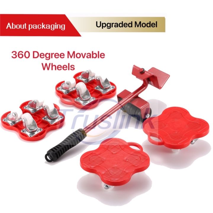 【SG Seller】Truslink 5 In 1 Furniture Lifter Mover Tools Carrying Glider ...