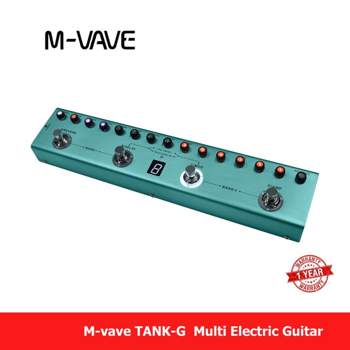 CUVAVE tank g มัลติเอฟเฟค Multieffectn Tank G เอฟเฟคกีตาร์ไฟฟ้า เอฟเฟคm-vave | Lazada.co.th