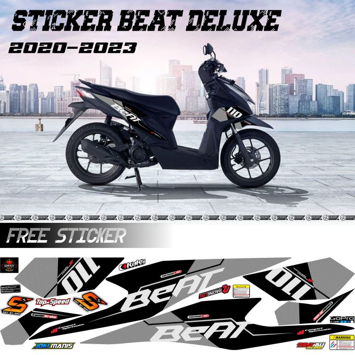 Sticker variasi beat deluxe motif baru simple 110 varian warna design ...