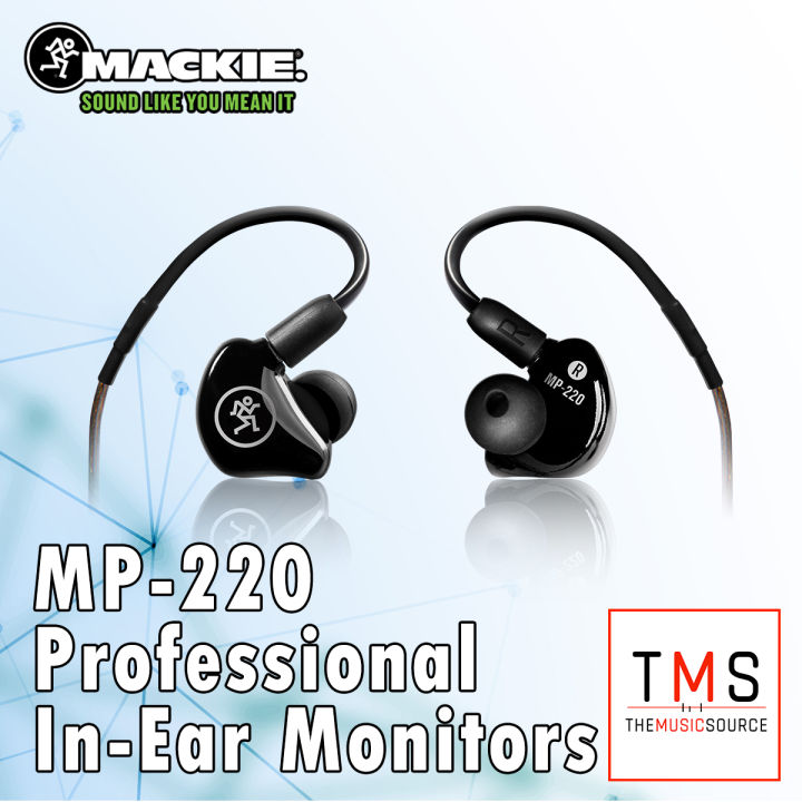 Mackie MP-220 Professional In-Ear Monitors with Dual Drivers | Lazada PH