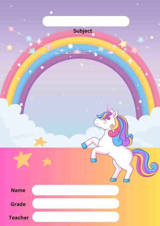 Unicorn Notebook Writing Notebook Composition Notebook for Kinder to ...