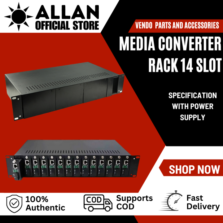 Allan media converter 14-Slot Ethernet Network Media Converter Rack FC ...