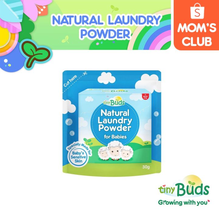 Tiny Buds Mini Laundry Powder 30g Mom's Club | Lazada PH