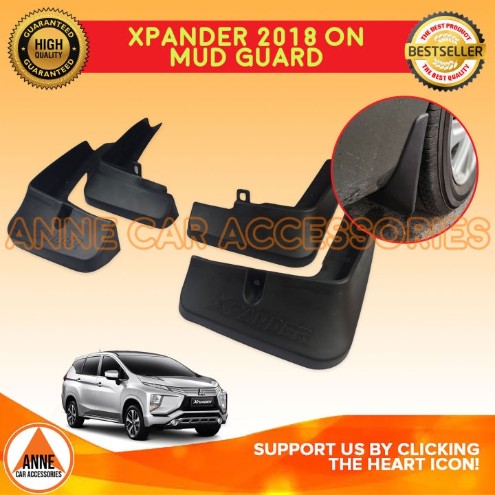 WITH Screw Set Mudguard for Mitsubishi Xpander 2018 2019 2020 2021 2022 ...