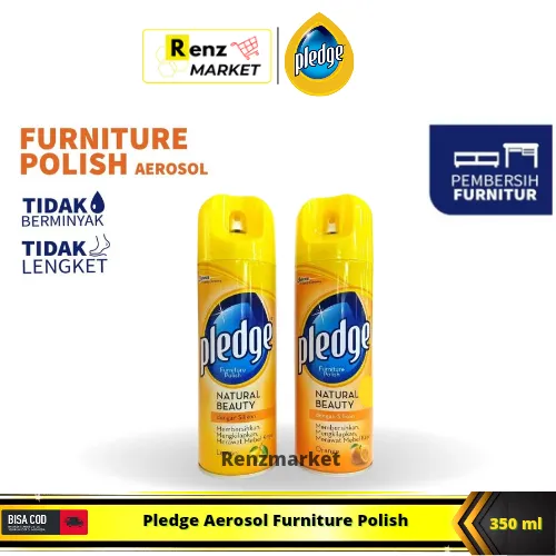 Pledge Aerosol Furniture Polish 350 gram | Lazada Indonesia