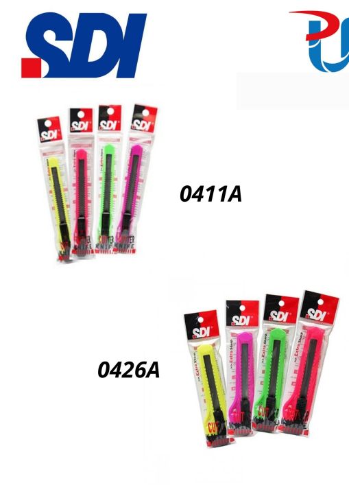 SDI Cutter Knife 0411A & 0426A | Lazada