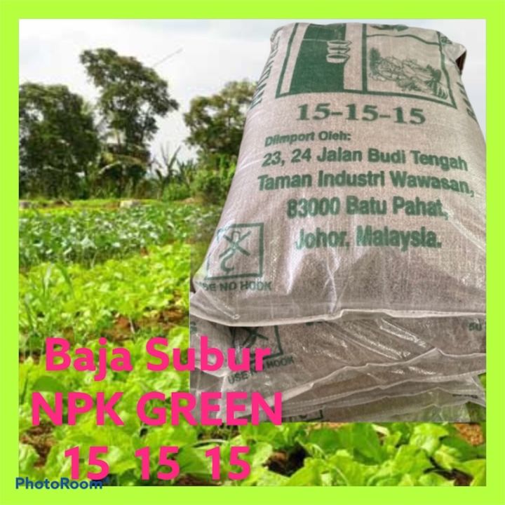 10kg🌱Baja NPK Green 15 15 15 / Baja Kesuburan, Pembesaran dan ...
