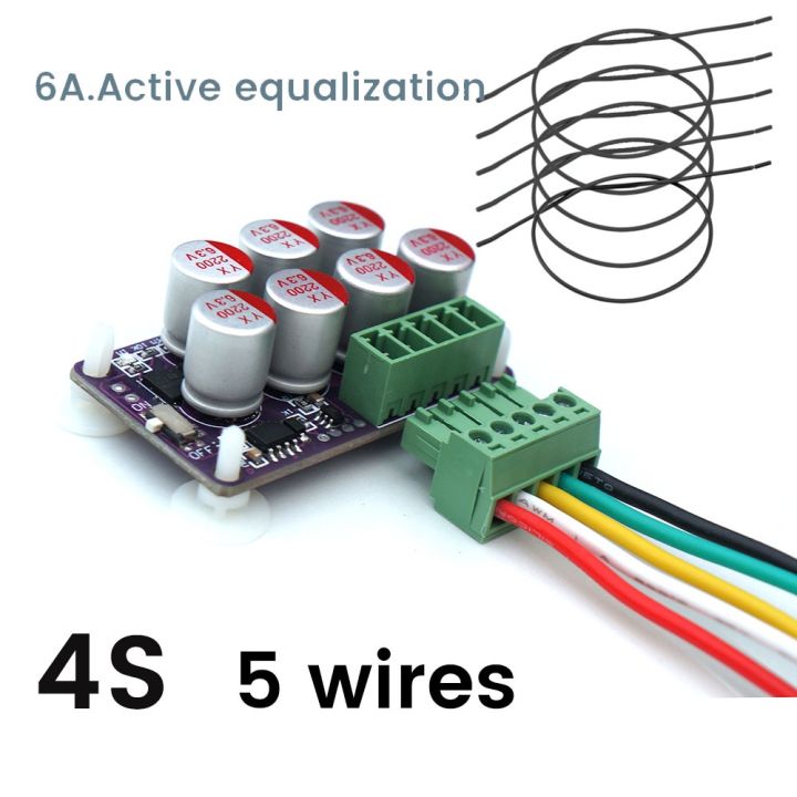 4S 6A Active Equalizer Whole Group Balancer Lifepo4 Lithium Active ...