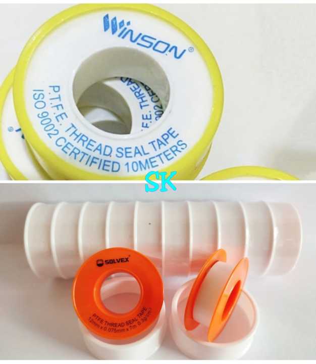 Sealtape - Selotip 1/2 Inch - Sealtape Isolasi Keran - Siltip | Lazada ...