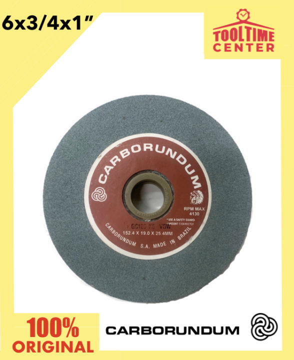 Carborundum Silicon Carbide Grinding Stone 6"x 3/4"x 1" Grit 120 ...