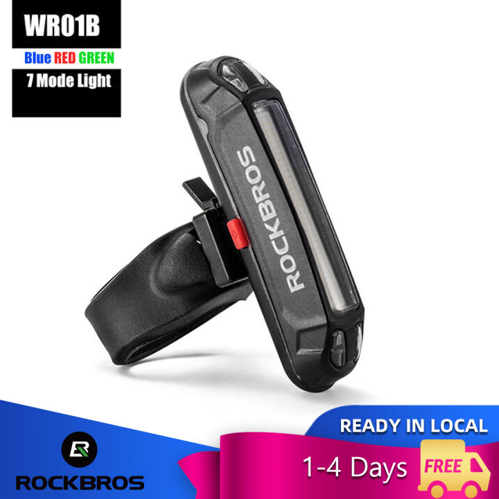 【Local Delivery】Rockbros Bicycle Rear Light Cycling Waterproof USB ...