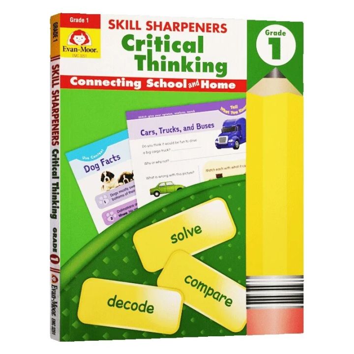 Milu Evan Moor Skill Sharpeners Critical Thinking Grade Exercise Book ...